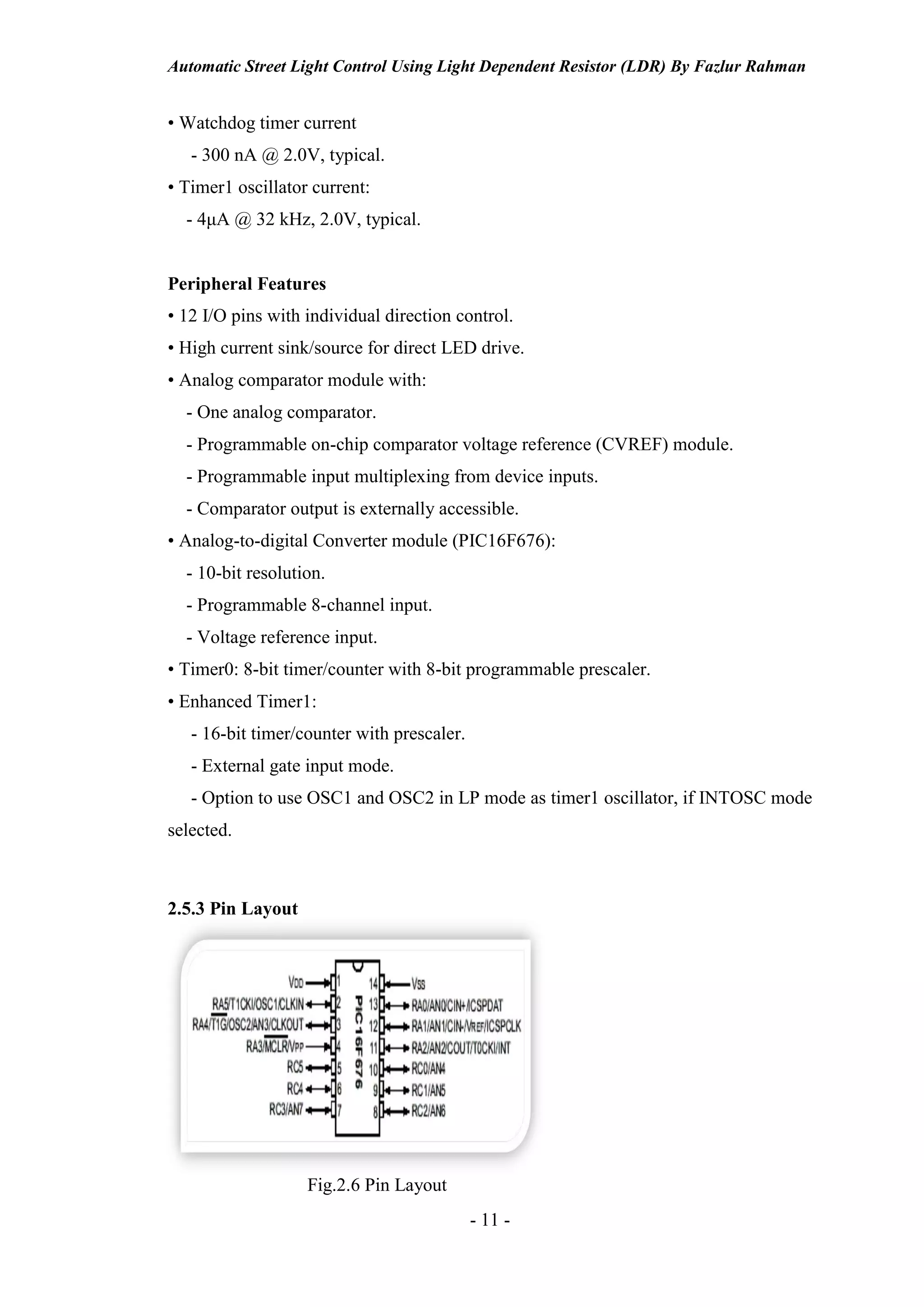 Automatic street light control using LDR. | PDF