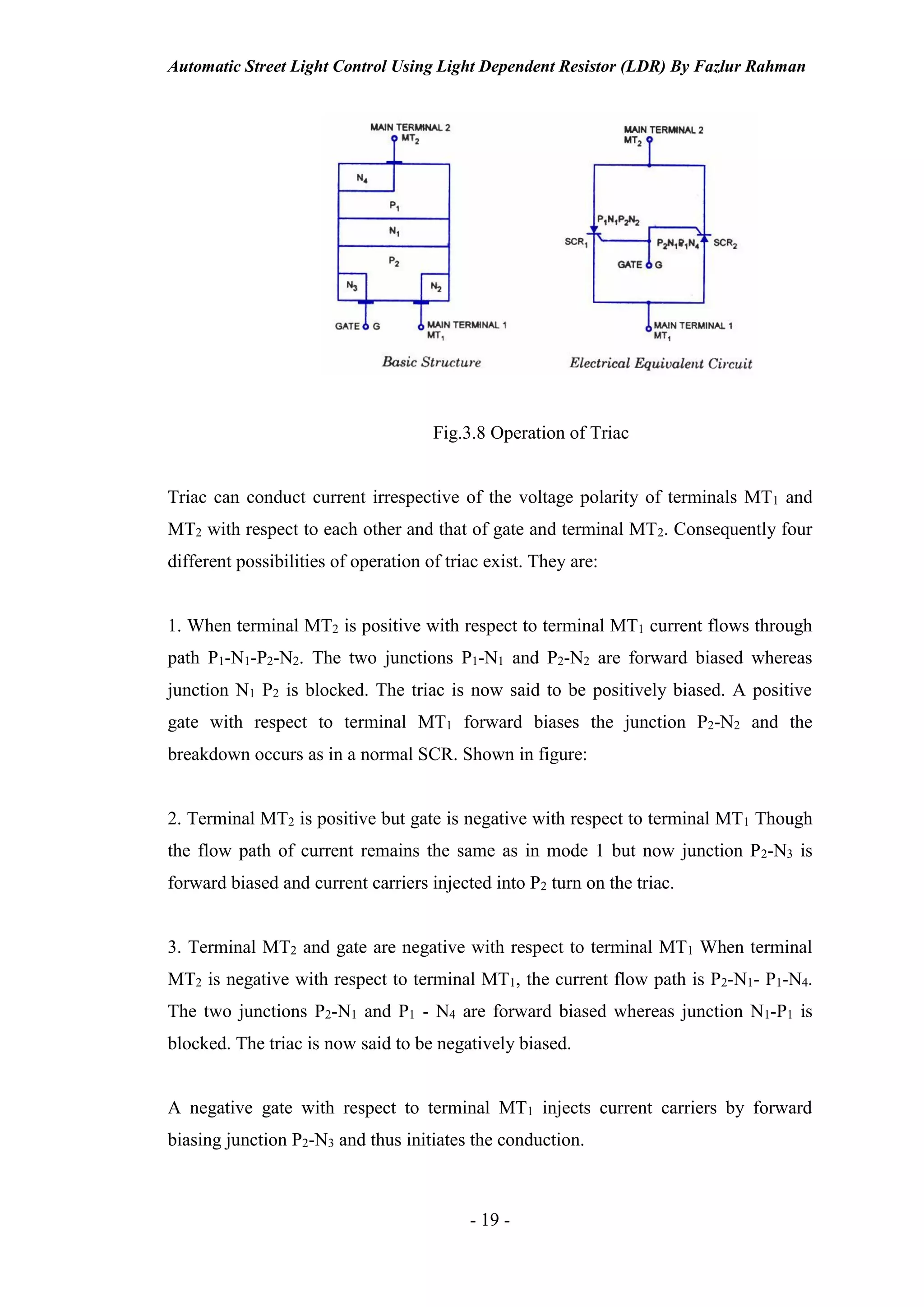 Automatic street light control using LDR. | PDF