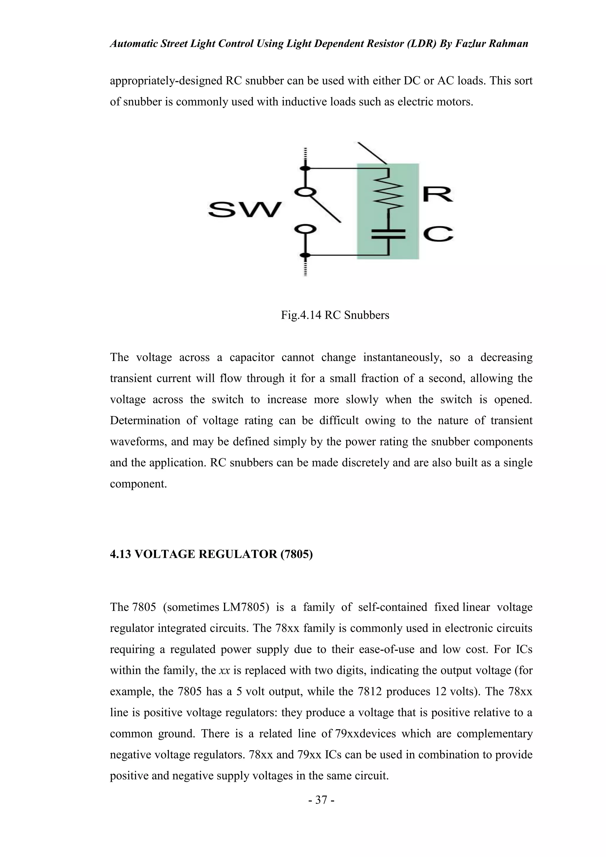 Automatic street light control using LDR. | PDF