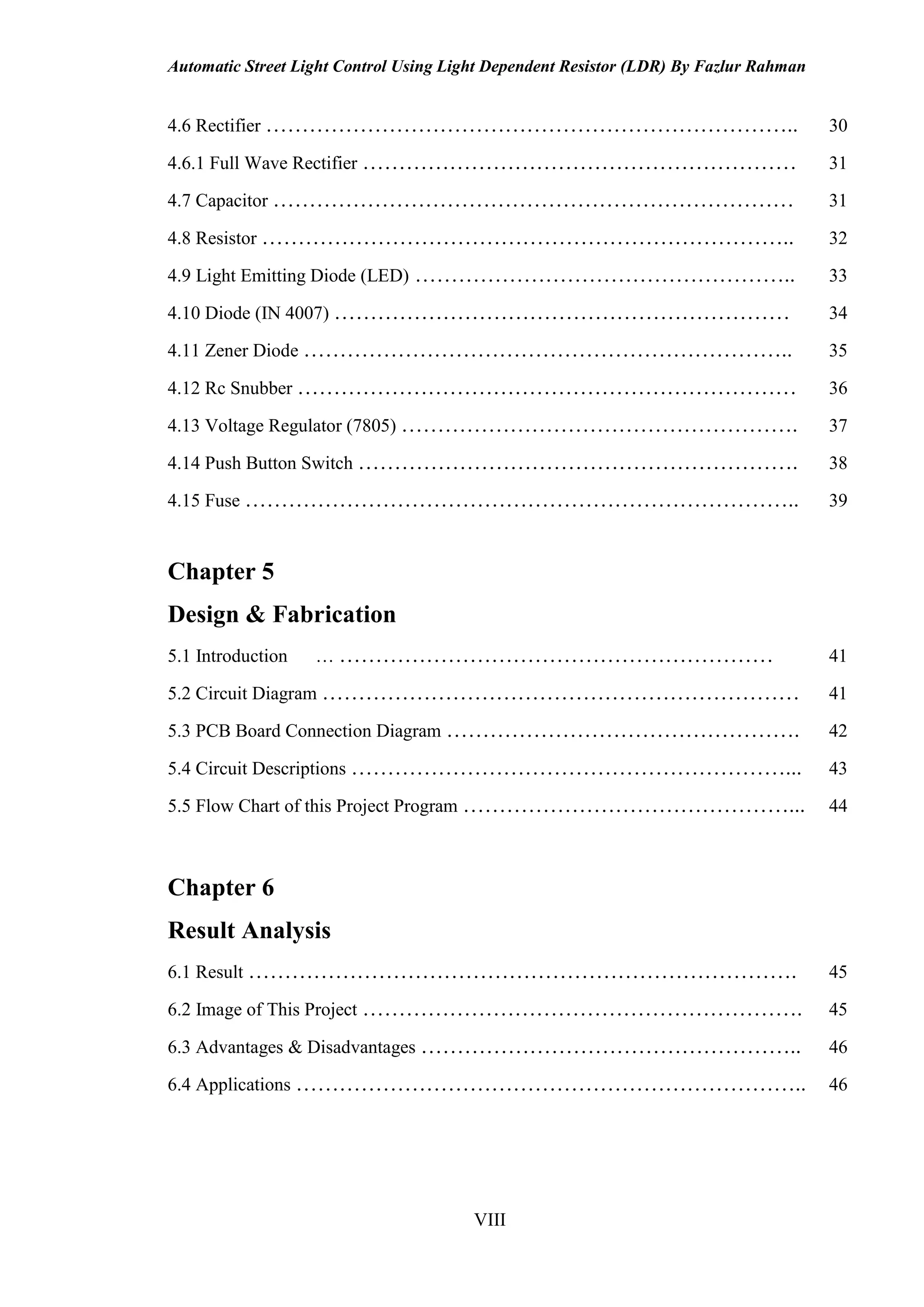 Automatic street light control using LDR. | PDF