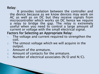 Automatic street light using ldr and relay | PPTX