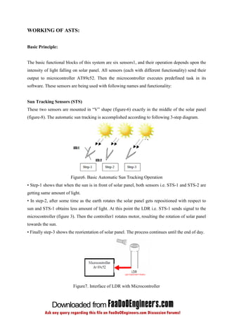 Automatic sun tracking system asts | PDF