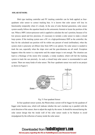 Automatic sun tracking system asts | PDF