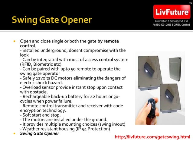 Automatic swing gate | PPT