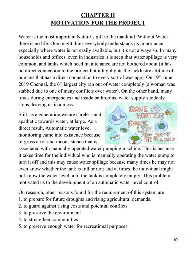 Home Automation Water Tank Level Control | PDF