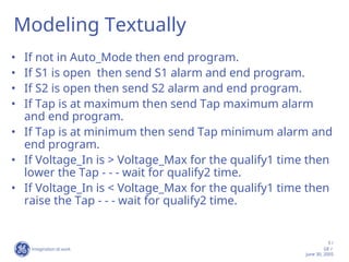Automatic Tap Changer for Transformers Presentation | PPT