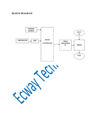 Automatic temperature based exhaust fan controller | PDF