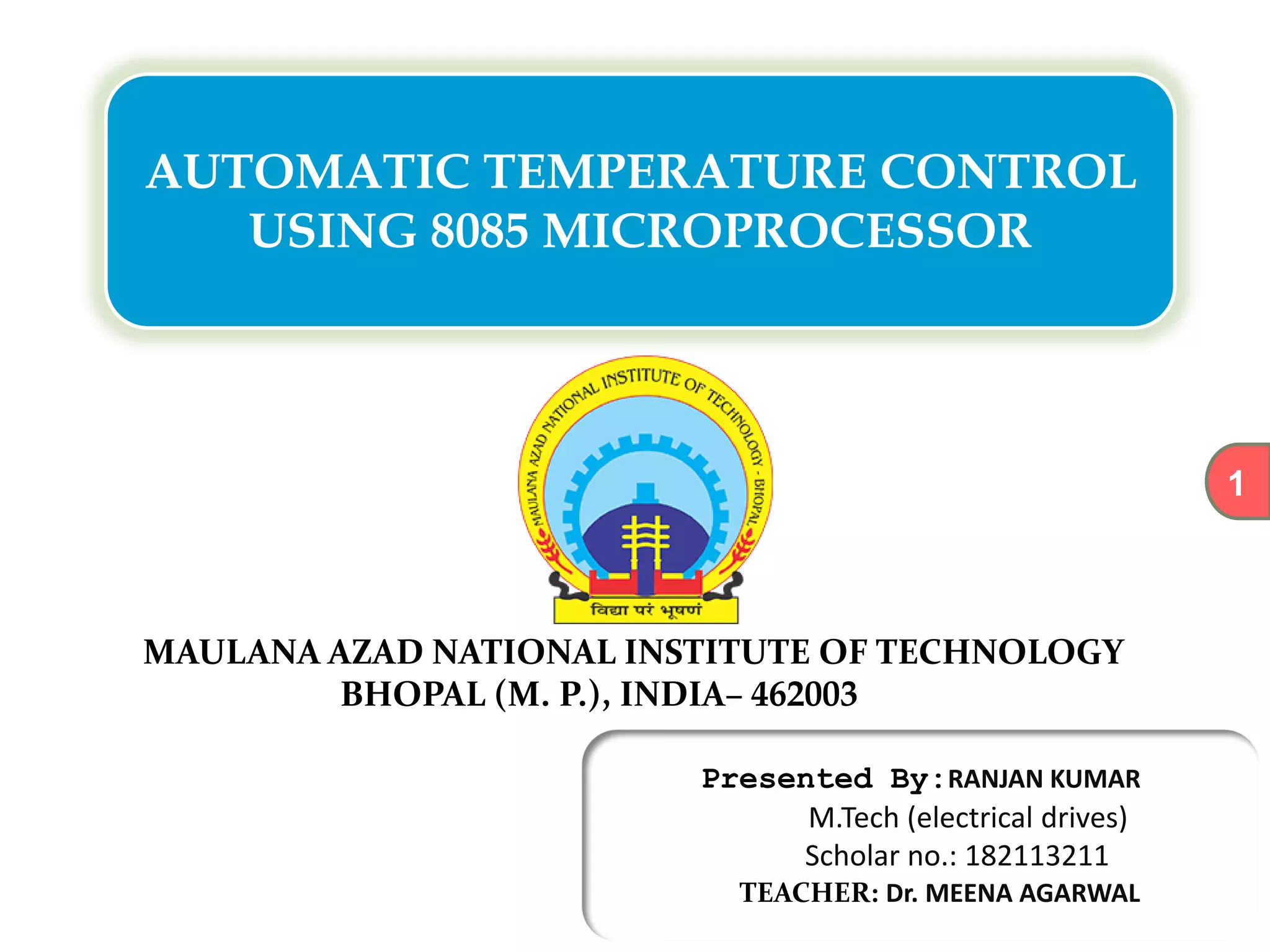 Automatic temperature control | PDF