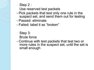 Automatic test packet generation | PPT