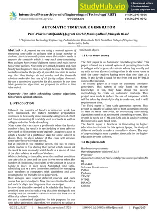 Data Flow Diagram For Automatic Timetable Generator Timetabl