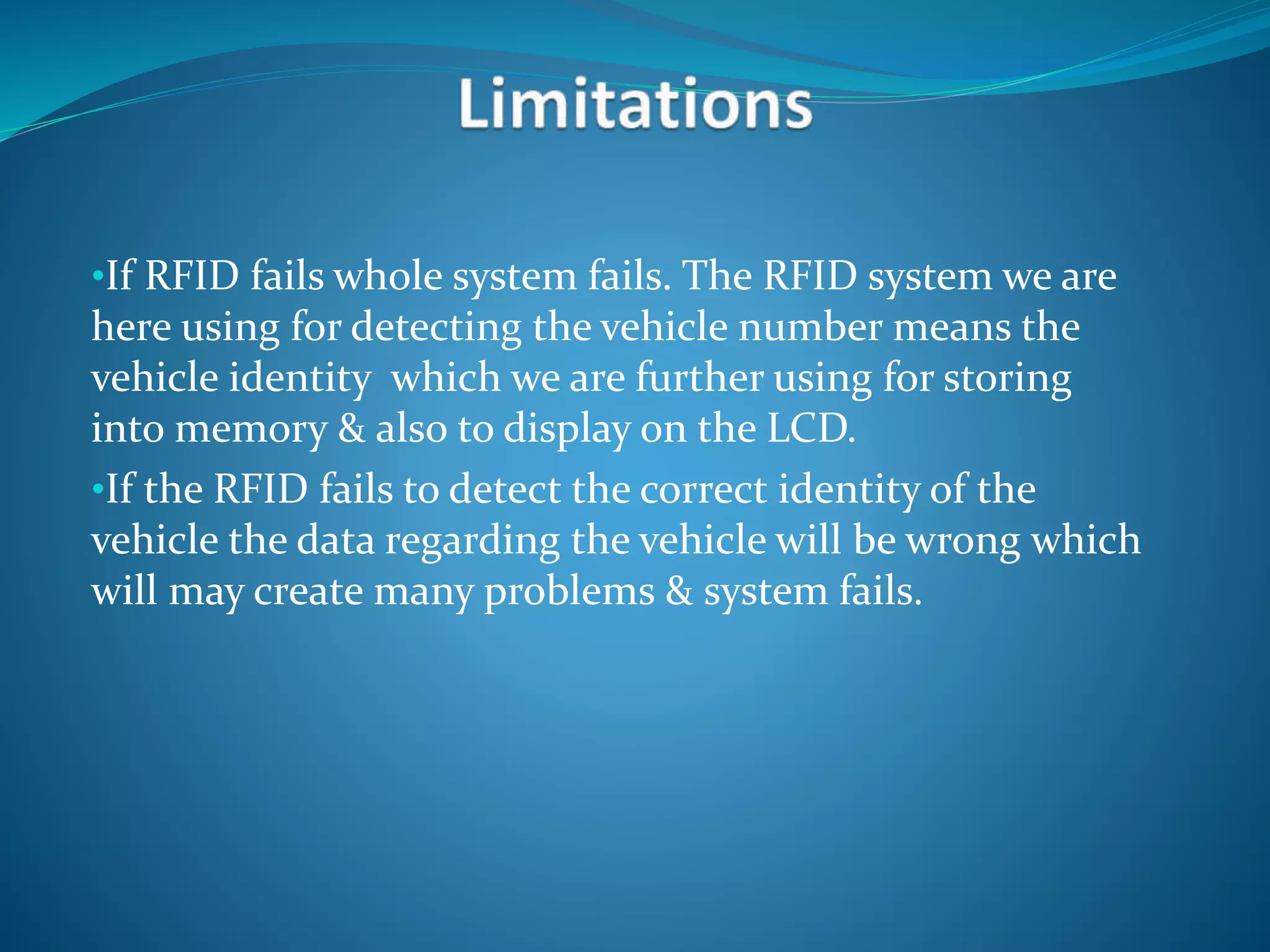 Automatic toll collection system (presentation) | PPTX