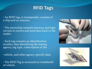 Automatic toll collection system (presentation) | PPTX