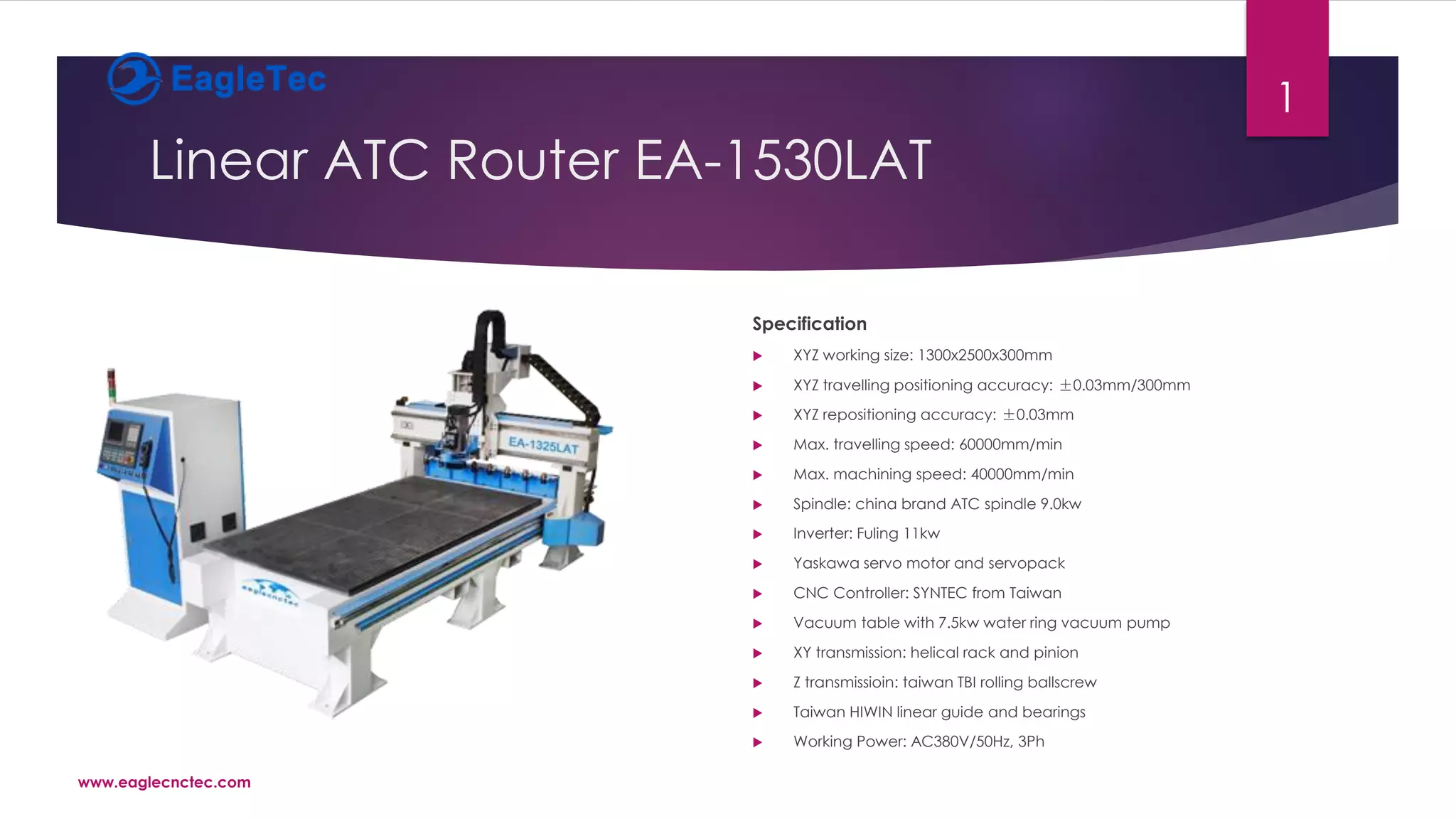 Automatic tool changer cnc router catalog | PPT