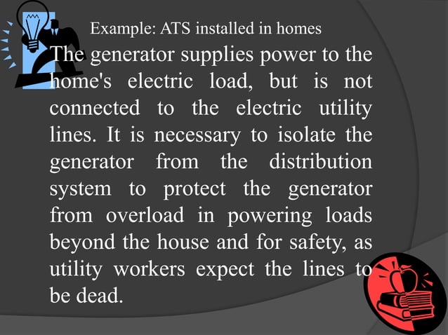 Automatic transfer switch (ats) | PPTX