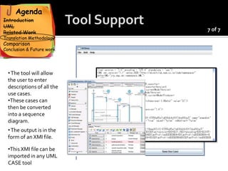 An Automatic Approach to Translate Use Cases to Sequence Diagrams | PPT