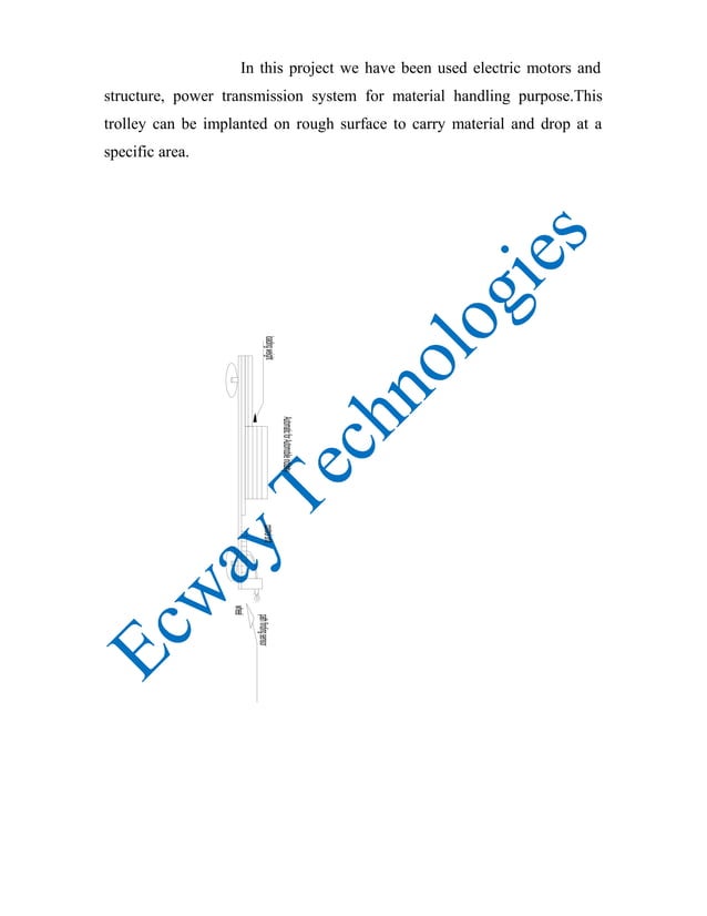 Automatic trolley for material handling | DOC