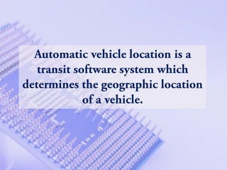 Automatic Vehicle Location Tracking System | PDF