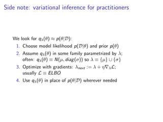 Introduction to modern Variational Inference. | PDF