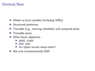 Introduction to modern Variational Inference. | PPT