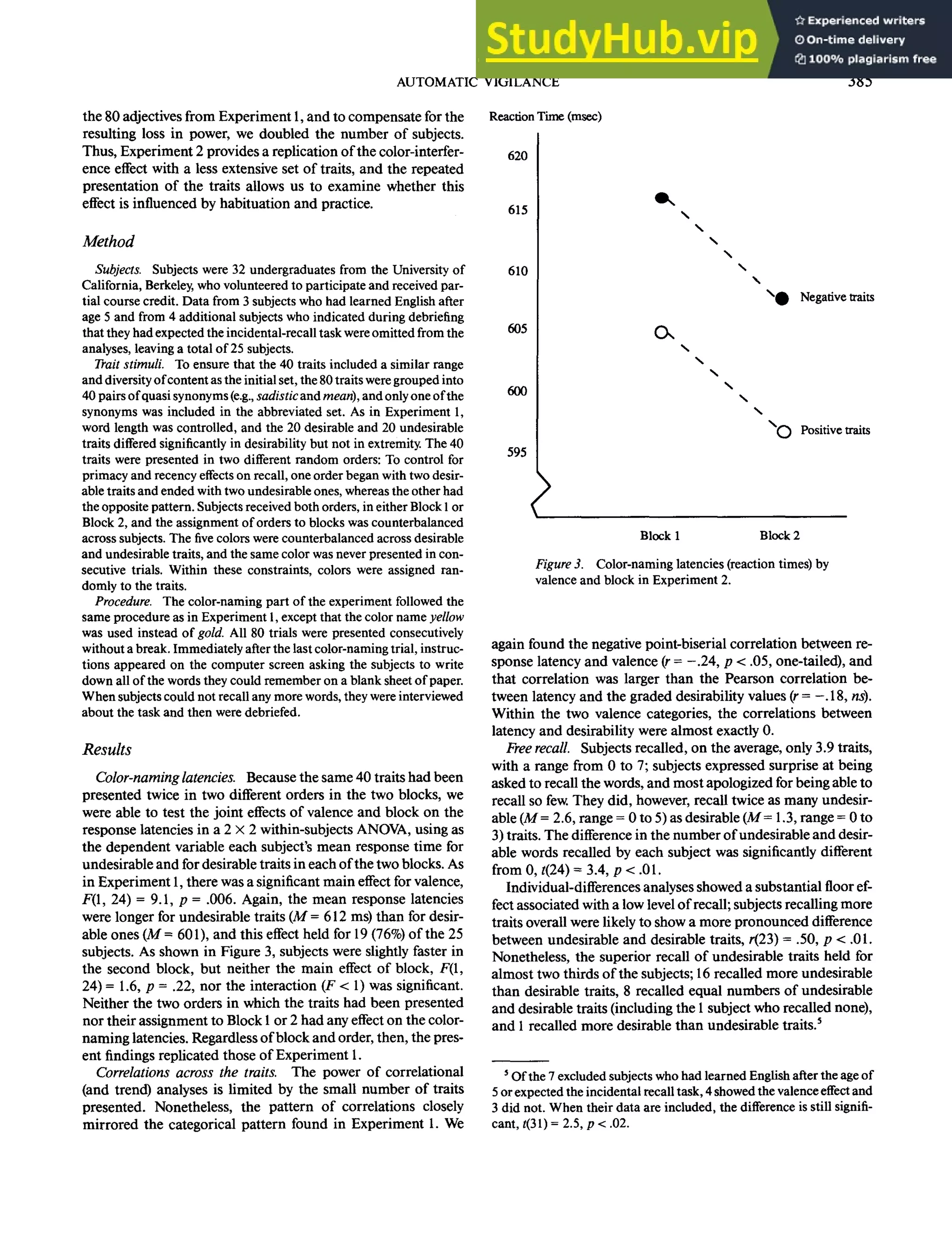 Automatic Vigilance The Attention-Grabbing Power Of Negative Social Information | PDF