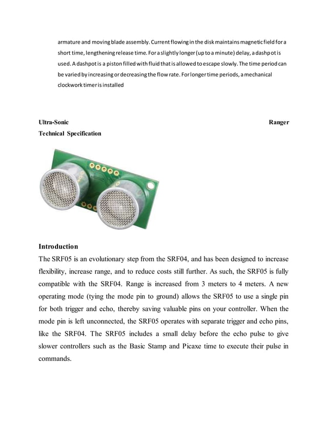 Automatic water dispenser arduino | DOCX