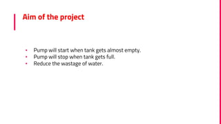 Automatic water pump controller | PPT