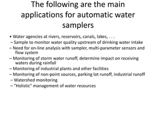 Automatic water sampler.pptx