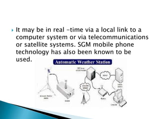 Automatic weather station | PPTX