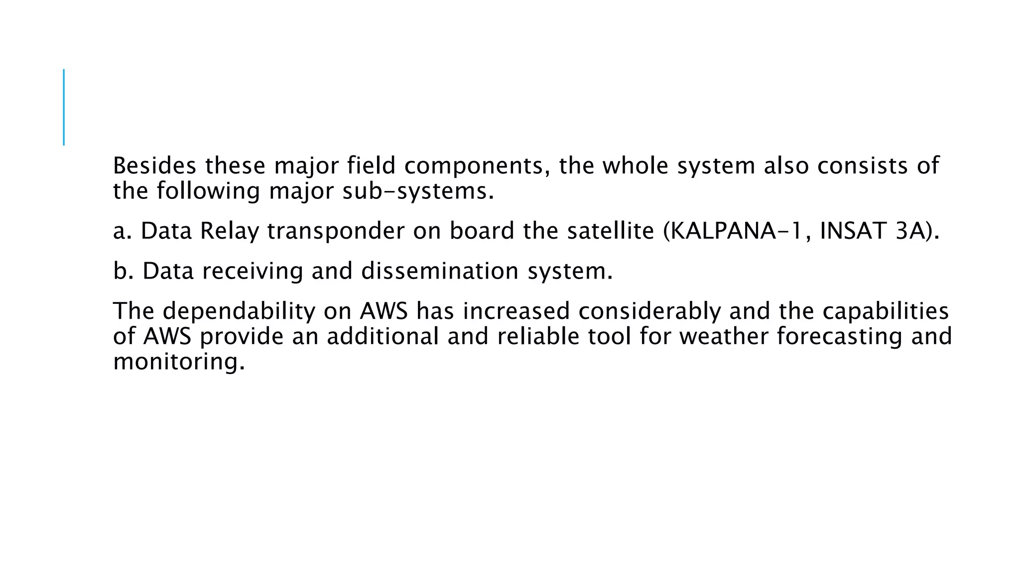Automatic weather station By Anakha Mohan | PPTX