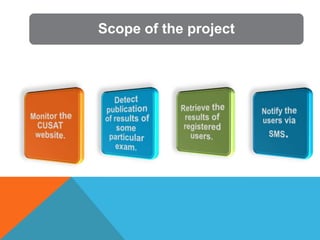 Automatic web monitoring & retrieval system | PPTX