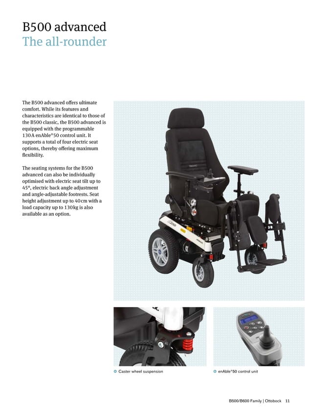 Automatic Wheelchair | Electric Wheelchair | Power chair - Ottobock India | PDF