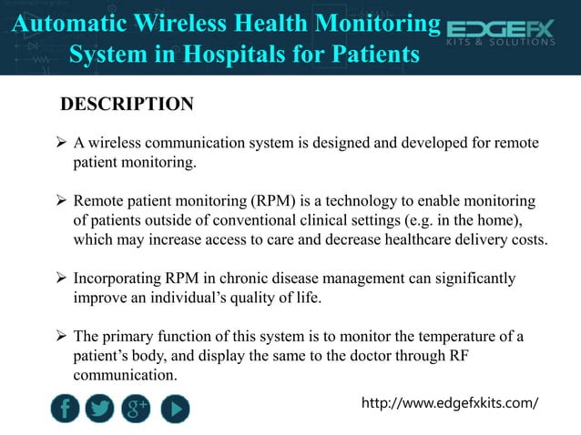 Automatic Wireless Health Monitoring System In Hospitals For Patients ...