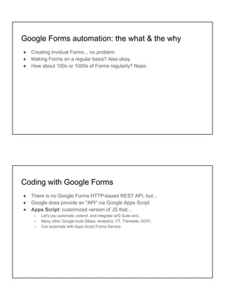 Automating Google Forms (& everything else G Suite) | PDF | Cloud ...