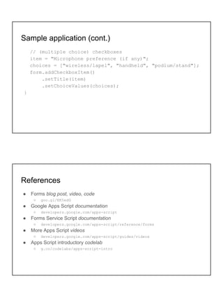 Automating Google Forms (& everything else G Suite) | PDF | Cloud Computing | Internet