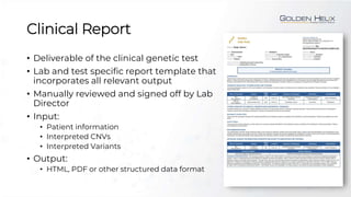 Automating NGS Gene Panel Analysis Workflows with Golden Helix | PPT ...