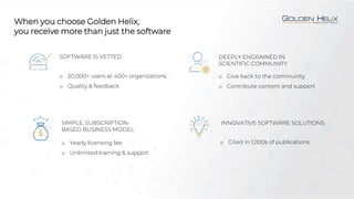 Automating NGS Gene Panel Analysis Workflows with Golden Helix | PPT | Free Download