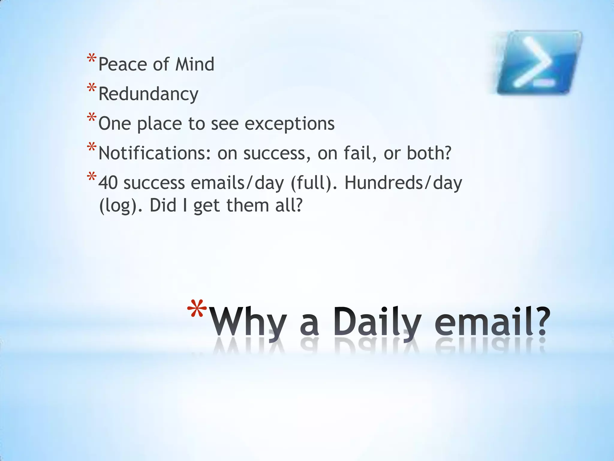 Automating sql server daily health checks | PPTX Automating sql server daily health checks | PPTX