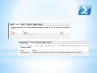 Automating sql server daily health checks | PPT
