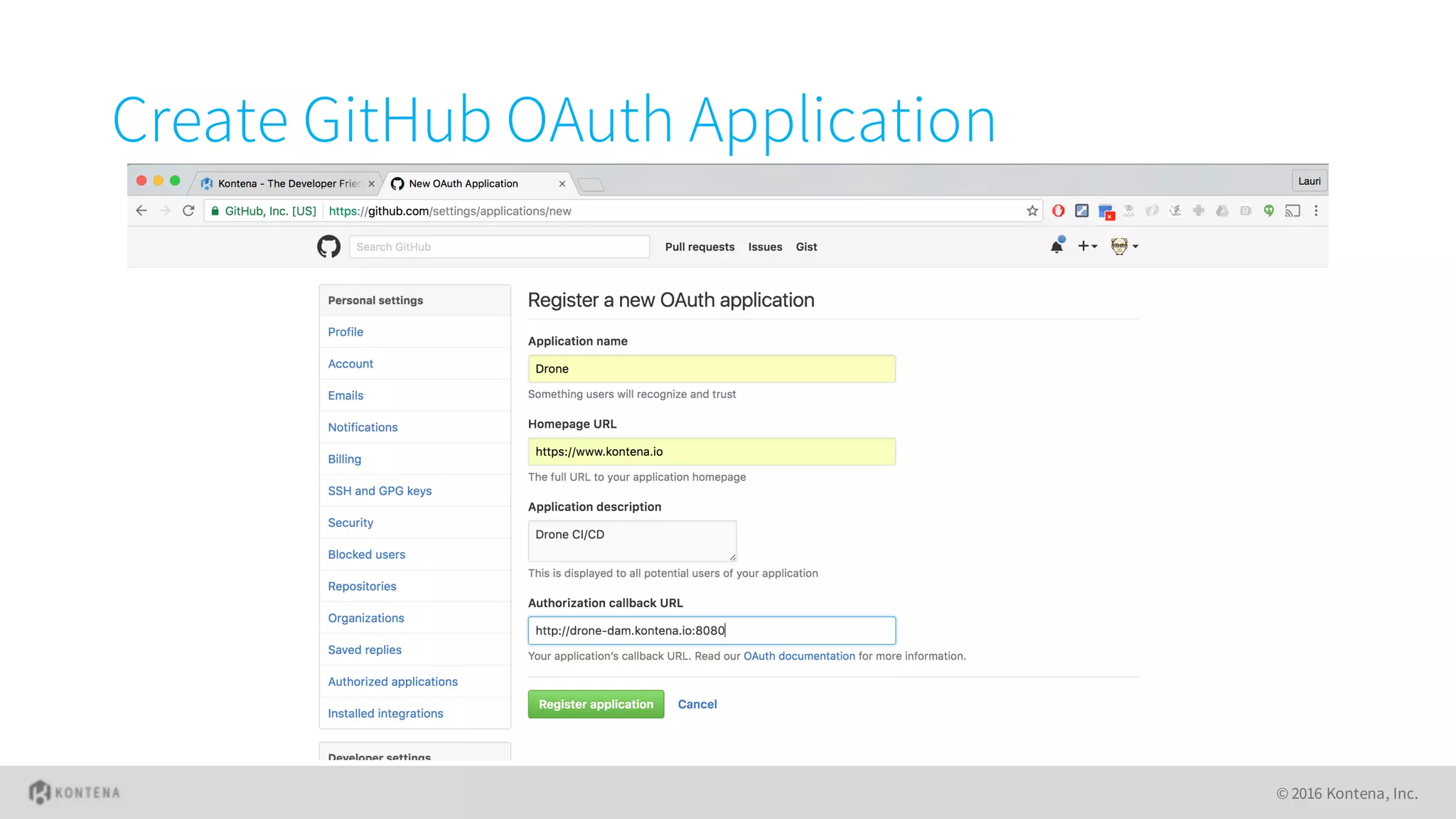 Automating the CI / CD pipeline of your containerized applications | PPT