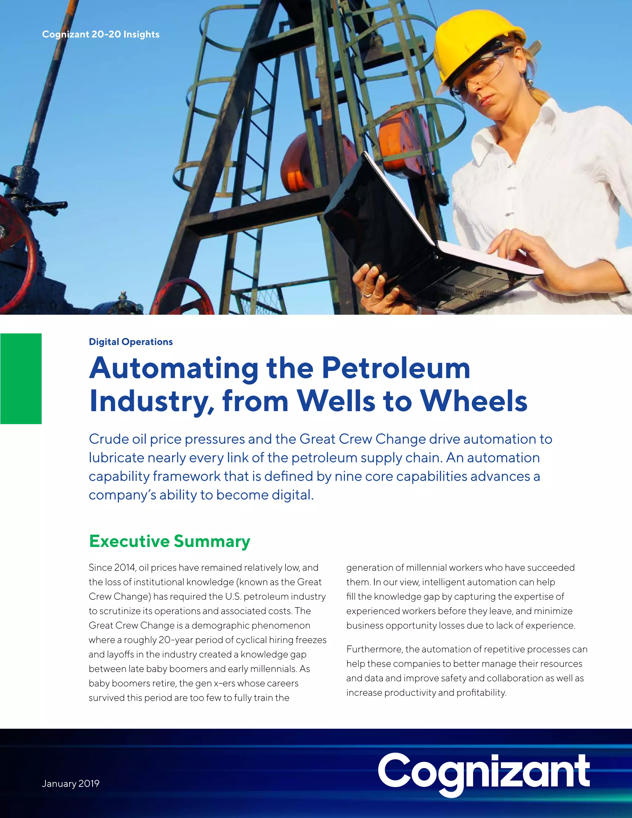 Automating the Petroleum Industry, from Wells to Wheels | PDF