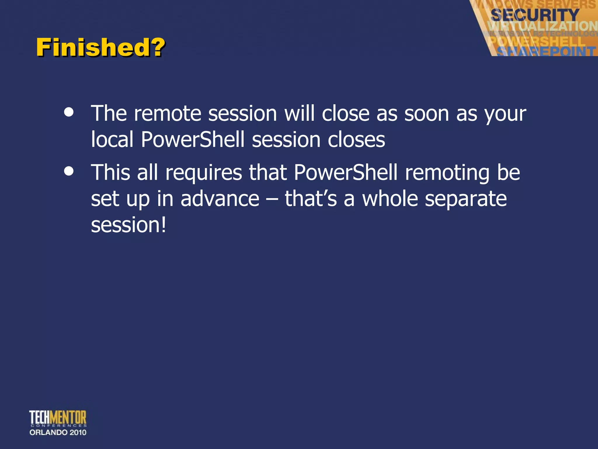 Automating Active Directory Mgmt In Powershell Ppt