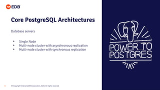 Automating a PostgreSQL High Availability Architecture with Ansible | PPT