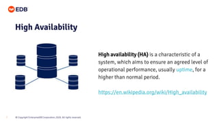 Automating a PostgreSQL High Availability Architecture with Ansible | PPT
