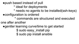 Automating aws infrastructure and code deployments using Ansible @WebEngage | PPTX