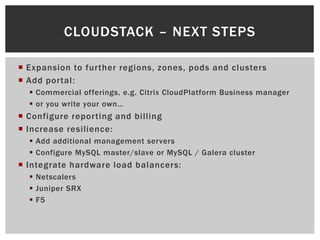 Automating CloudStack and hypervisor installation and configuration | PPT