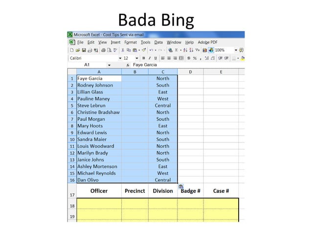 Automating data entry in excel | PPT Automating data entry in excel | PPT