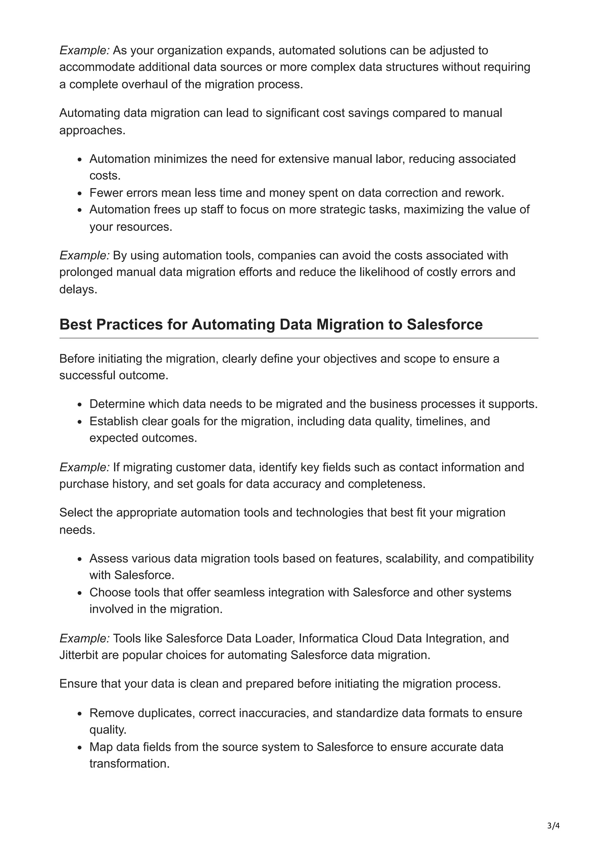 Automating Data Migration For Salesforce Benefits And Best Practicespdf