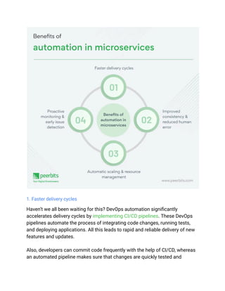 Automating deployments and monitoring for faster delivery by DevOps microservices.pdf