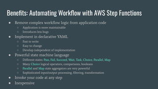 Automating EVA Workflows with AWS Step Functions | PPT