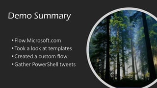 Automating everything with Microsoft Flow | PPT